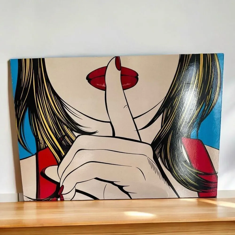 IKEA | Art | Vtg Ikea 999 Sssshhh By Deborahazzopardi Pop Art Piece ...